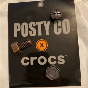 CROCS | Shoes | Post Malone X Crocs Scrap Metal 3 Pack Jibbitz New ...